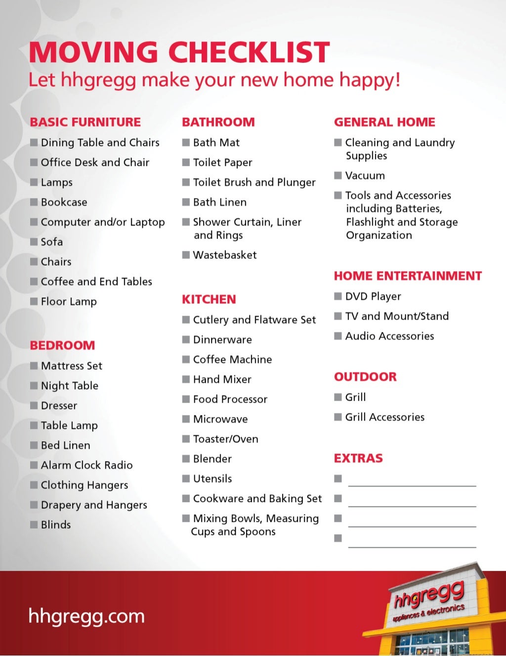 Printable Moving Checklist Printable Moving Checklist
