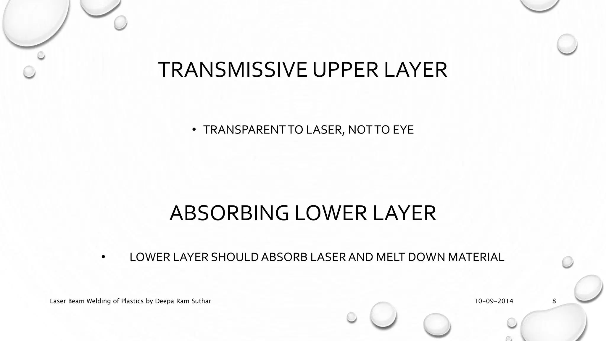 Laser Beam Welding of Plastic | PPTX