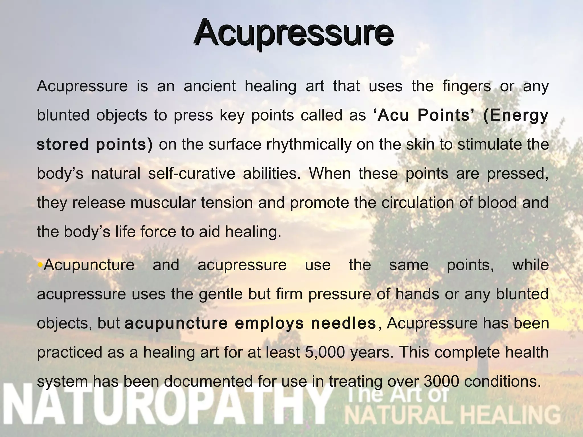 ACUPRESSURE | PPT