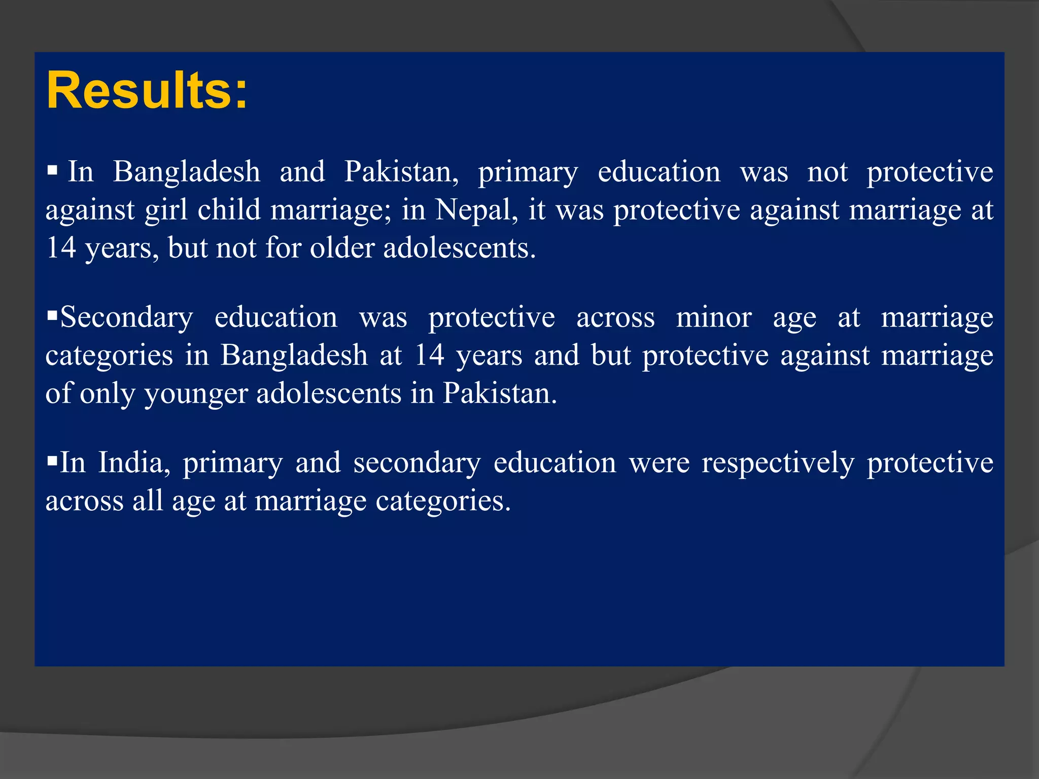 Child marriage presentation 1 | PPTX