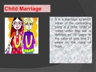 Child marriage presentation 1 | PPTX