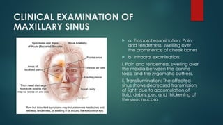 space infection of maxillary sinus chronic and acute | PPTX