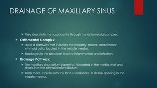 space infection of maxillary sinus chronic and acute | PPTX