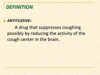 antitussive drugs, uses, lists, sideffect and many more | PPTX | Lung ...