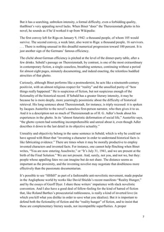 HHhH Study Guide | DOCX