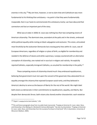 Daniel A. Graff, Ph.D. “Lovejoy’s Legacies: Race, Religion, and Freedom ...