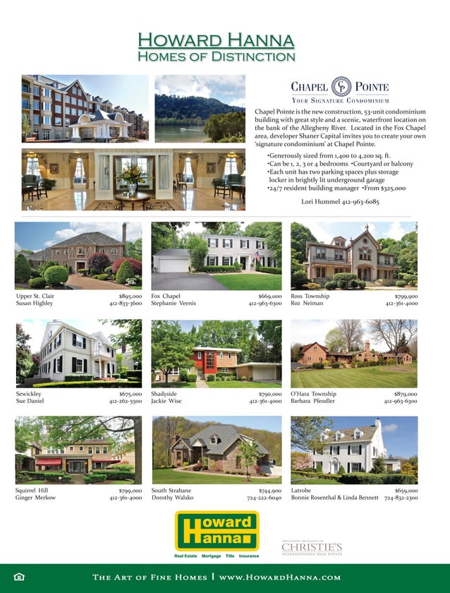 Howard Hanna homes of distinction 2012 | PDF