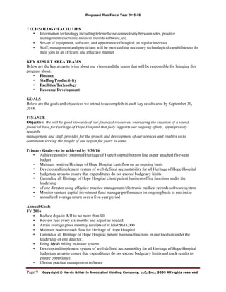 Heritage of Hope Hospital Proposed Plan-1 | PDF