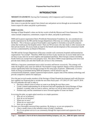 Heritage of Hope Hospital Proposed Plan-1 | PDF