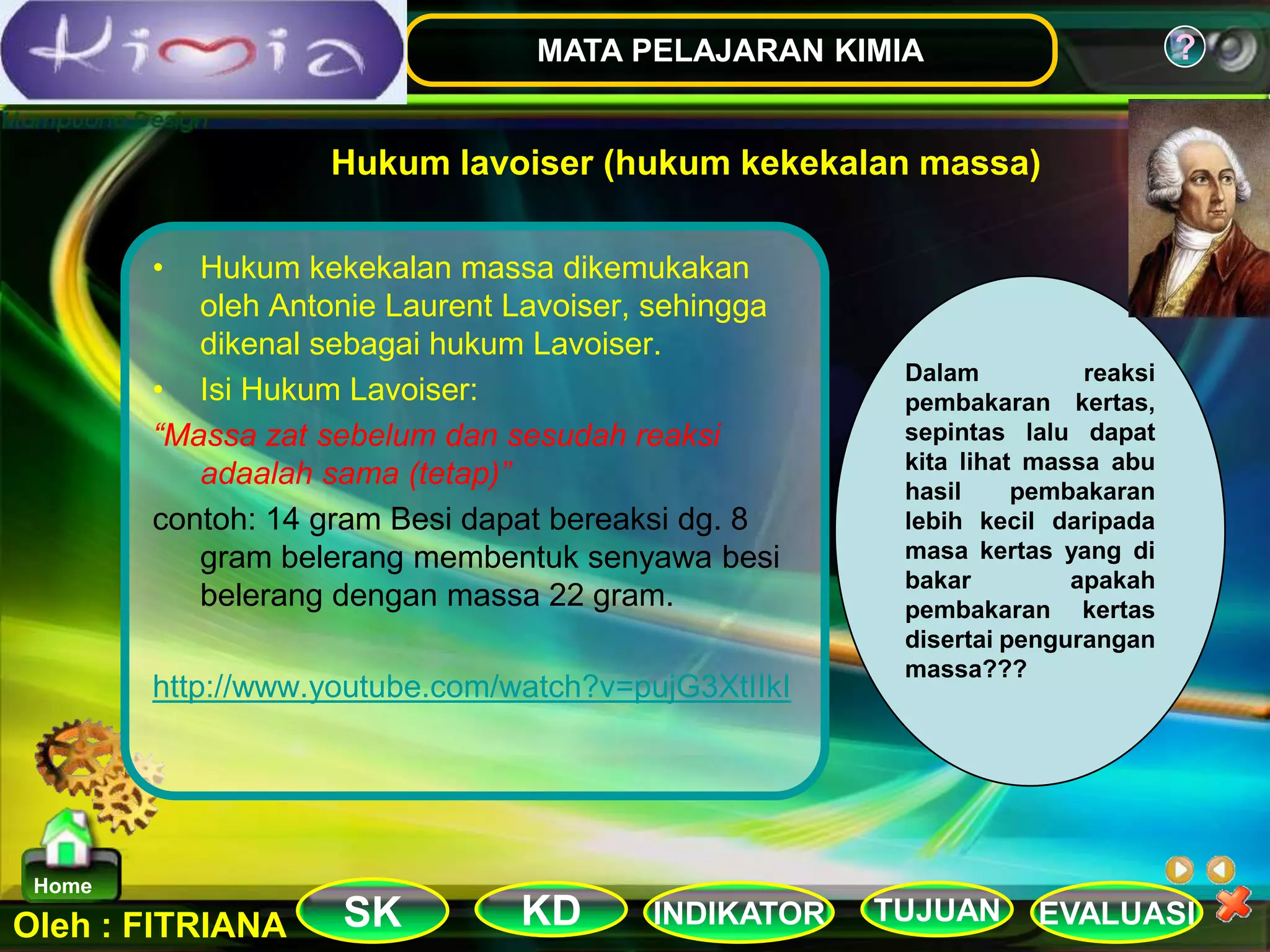 Hukum-hukum dasar kimia | PPTX