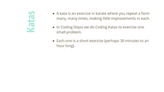 Introduction to Coding Dojos | PPT