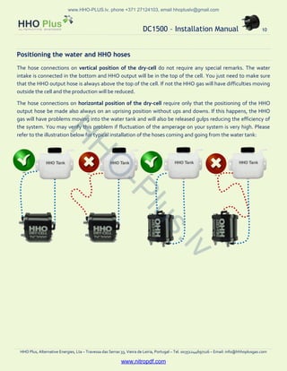 Hydroghen generator installation manual | PDF