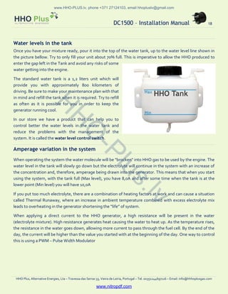 Hydroghen generator installation manual | PDF