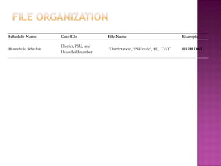 Data Entry in CSpro | PPTX