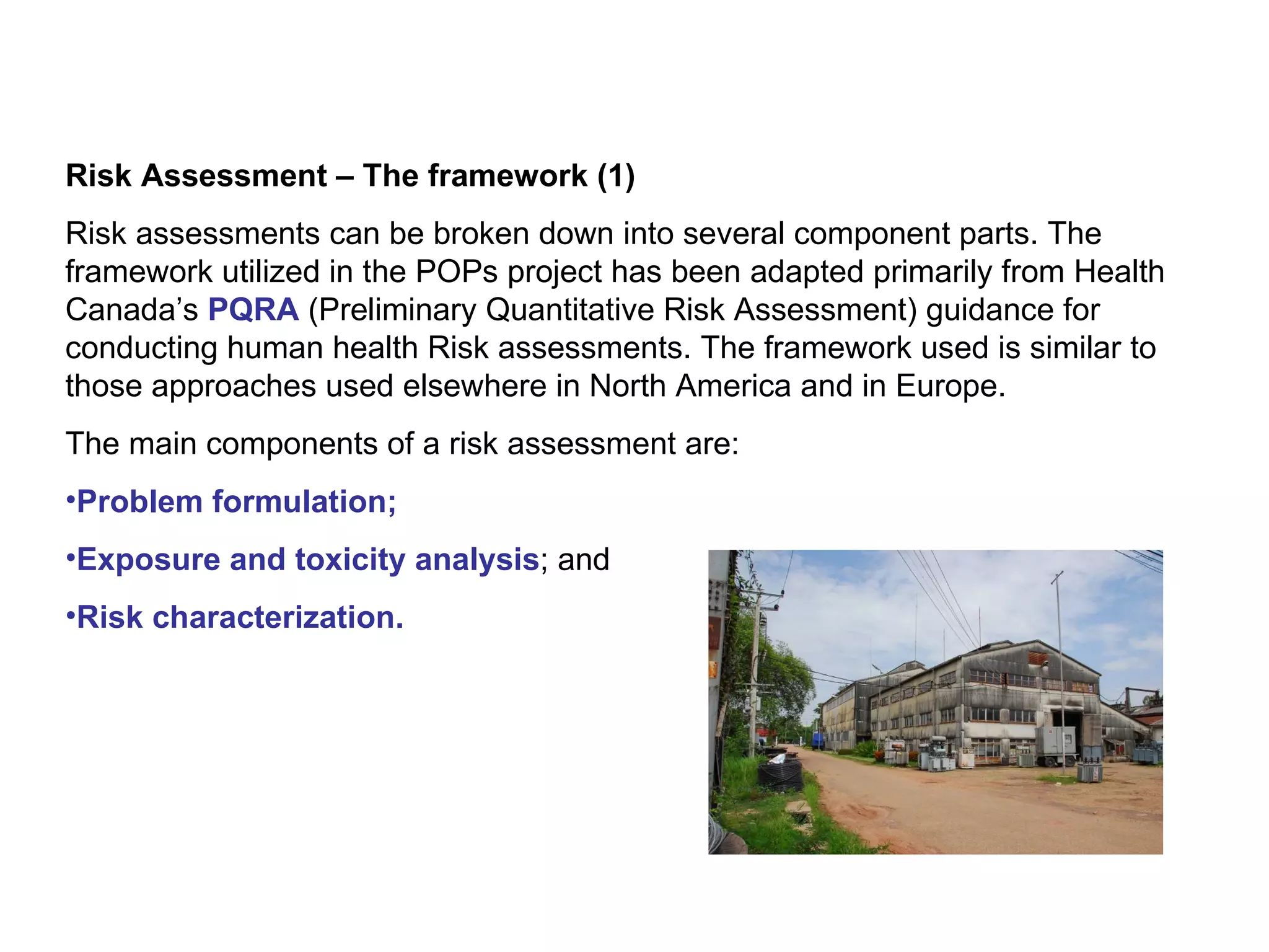 Human Health Risk Assessment Training Module | PPT
