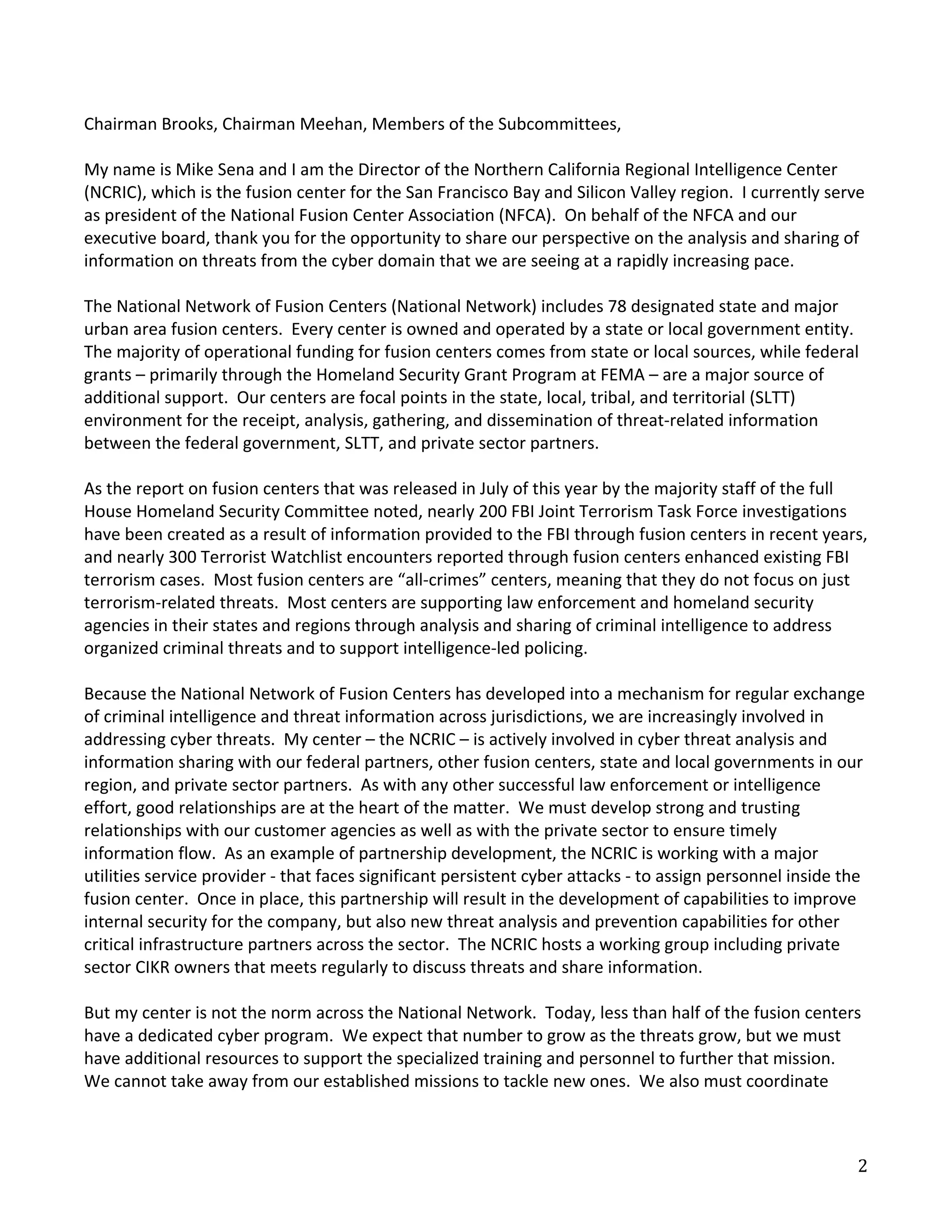 NCRIC Analysis of Cyber Security Emergency Management | PDF