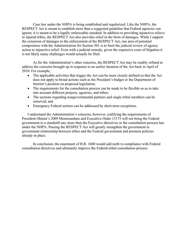 Michael J. Anderson Congressional Testimony | PDF | Political Issues ...