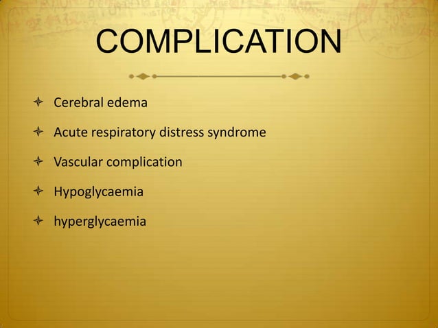 Hyperosmolar Hyperglycaemic State | PPTX | Diabetes | Diseases and ...