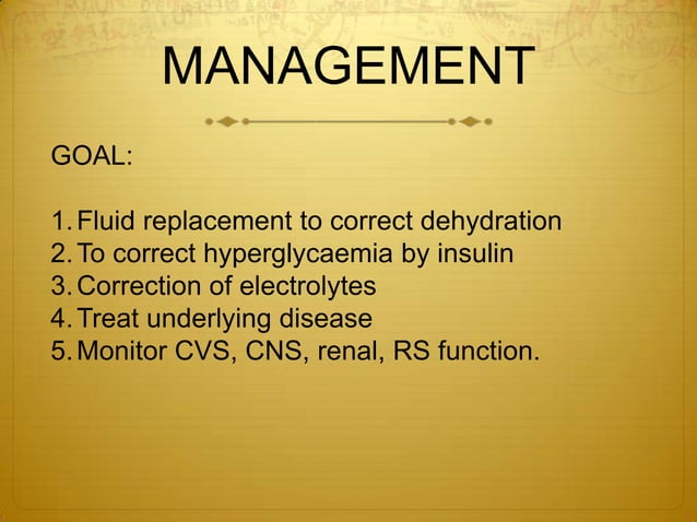 Hyperosmolar Hyperglycaemic State | PPTX | Diabetes | Diseases and ...