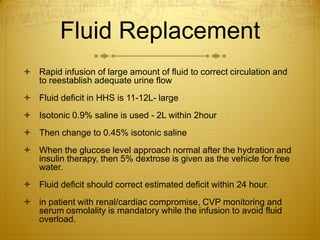 Hyperosmolar Hyperglycaemic State | PPTX
