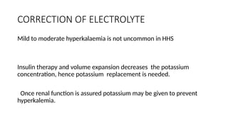 Hyperglycemic hyperosmolar state due to DM type 2 | PPT