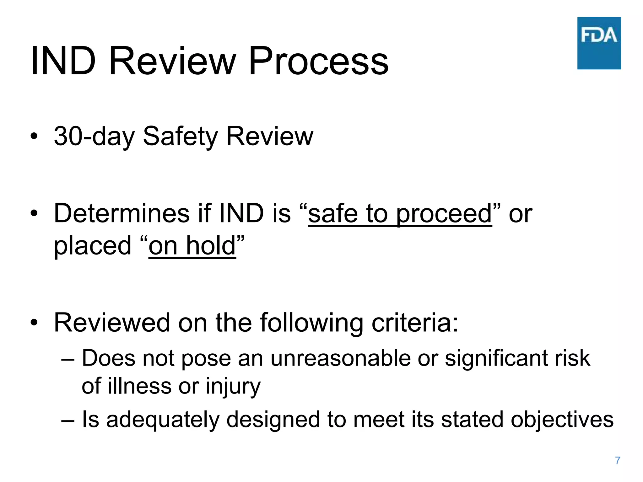 Investigational New Drug Application Review | PPTX