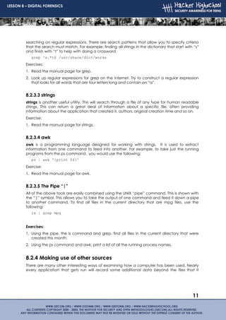 Hhs en08 forensics | PDF