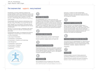 Hhs pil physiotherapy | PPTX