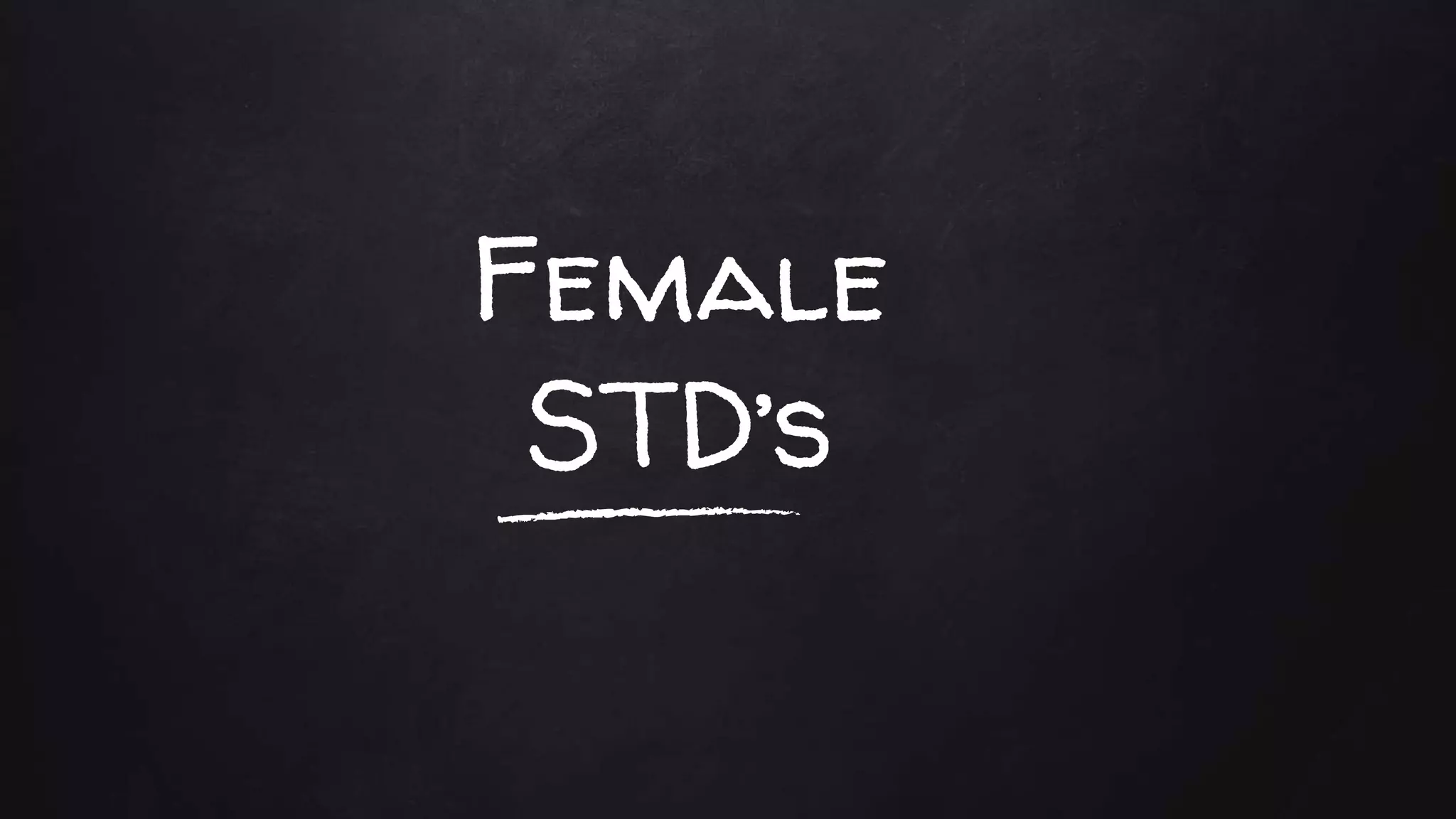 Female STD/STI Presentation | PPTX