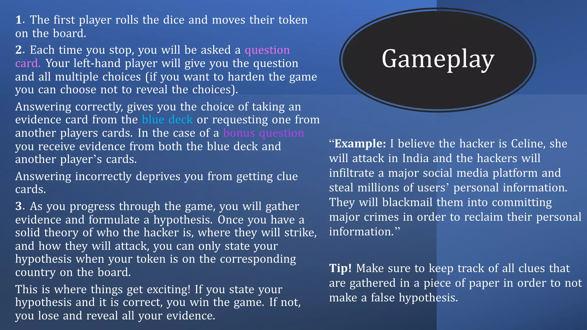 HACKED: A Cyber Security Board Game - Creative Project | PPT | Free ...