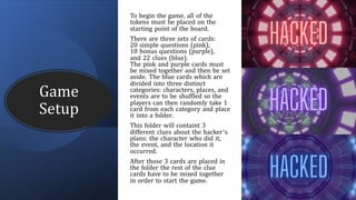 HACKED: A Cyber Security Board Game - Creative Project | PPT | Free ...