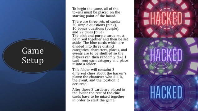 HACKED: A Cyber Security Board Game - Creative Project | PPT | Free ...