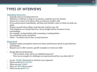 HHUSA Interviewing Workshop Share | PDF | Resume Writing and Advice ...
