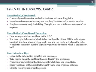 HHUSA Interviewing Workshop Share | PDF | Resume Writing and Advice ...