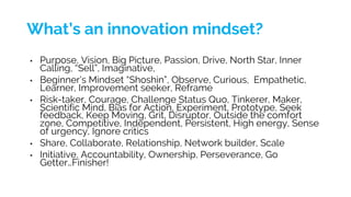 Nurturing Innovation Mindset | PDF