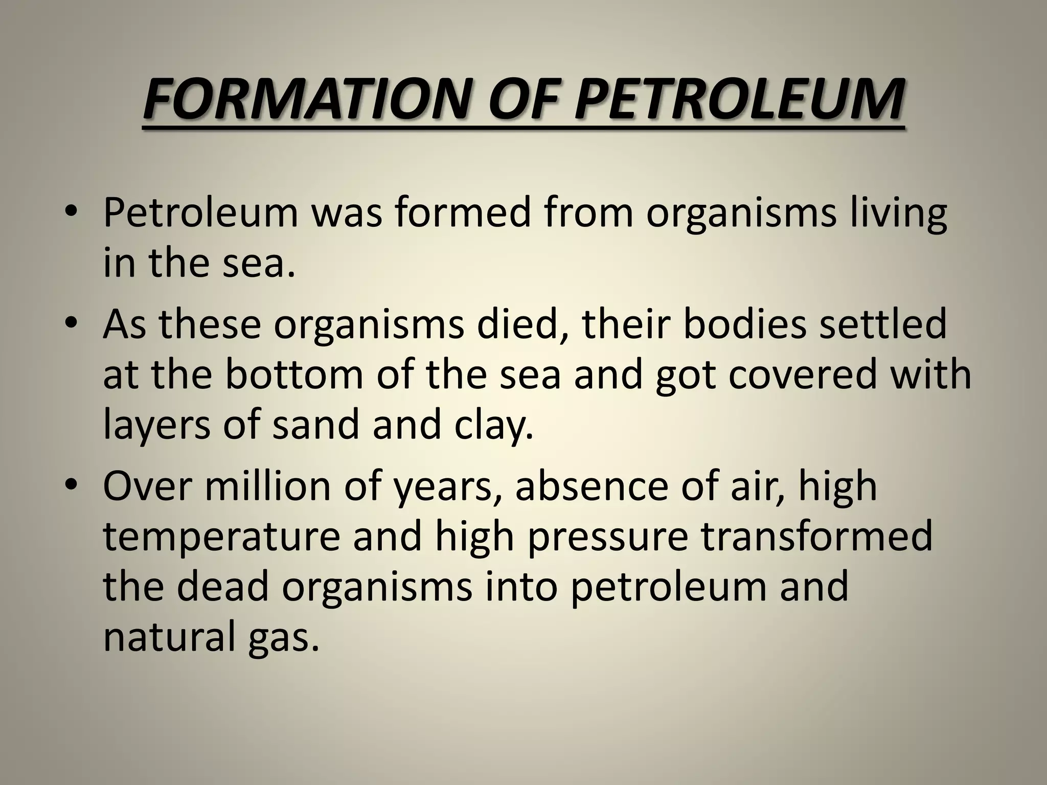 Coal and petroleum | PPTX