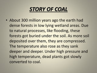 Coal and petroleum | PPTX