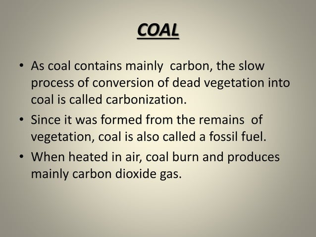Coal and petroleum | PPTX | Geology | Science