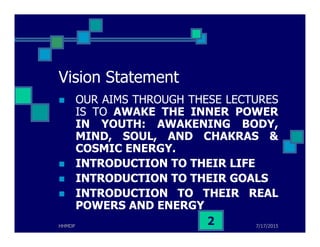 Holistic Healing Youth Development Program | PDF