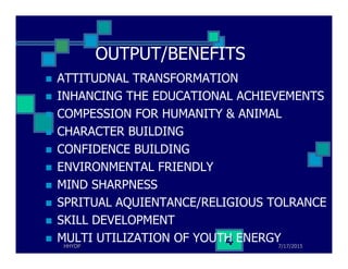 Holistic Healing Youth Development Program | PDF