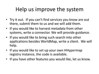 Harvard Hypermap: An Open Source Framework for Making the World’s Geospatial Information more ...