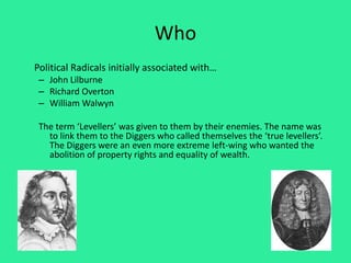 The Levellers- Damian Lavender | PPT