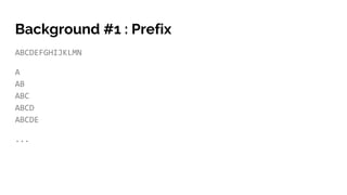 HI-ARC ACM-ICPC 준비반 - KMP algorithm | PDF