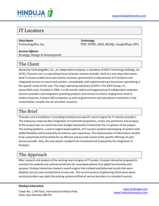 Case Study: IT Locator | PDF