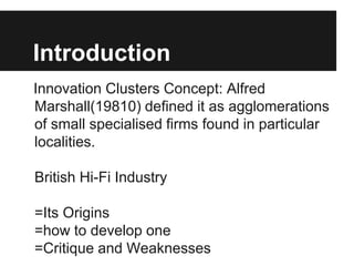 Hi fi clusters in britian | PDF