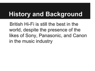 Hi fi clusters in britian | PDF