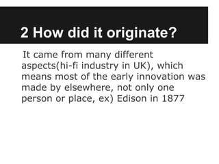 Hi fi clusters in britian | PDF