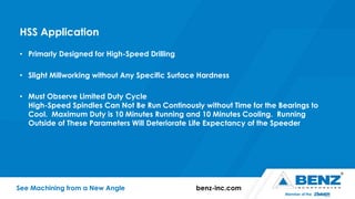 High-Speed Spindles | PPT