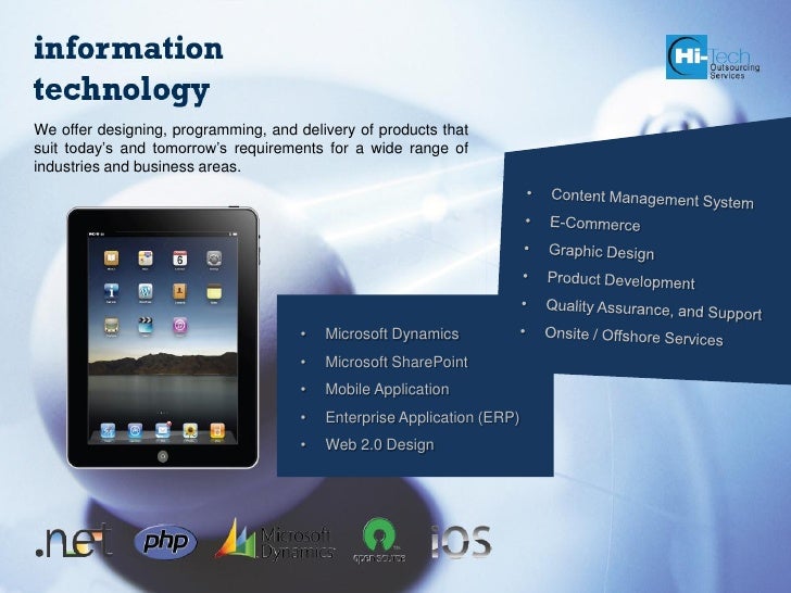 Hi tech it services