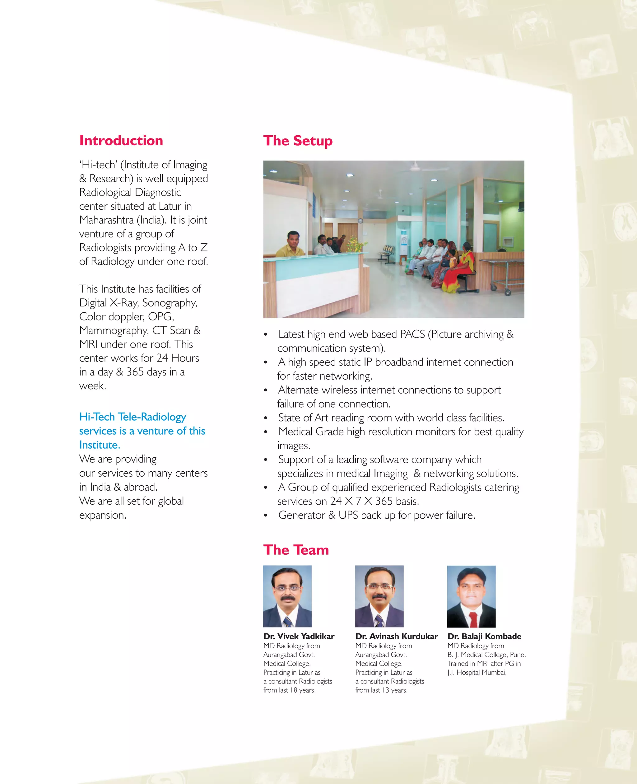 Hi tech tele-radiology_brochure | PDF